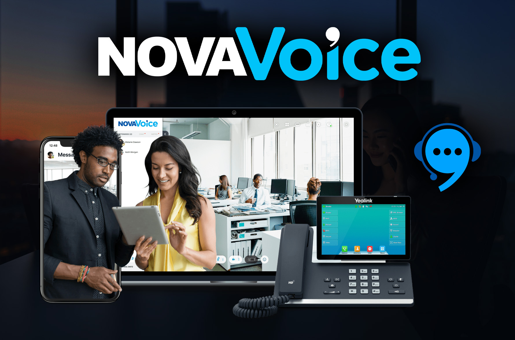 Cloud Phone & Team Collaboration | NovaVoice by Novatech