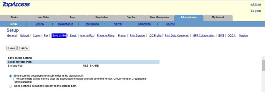 How to Setup Toshiba Scan to Folder on Windows | Novatech